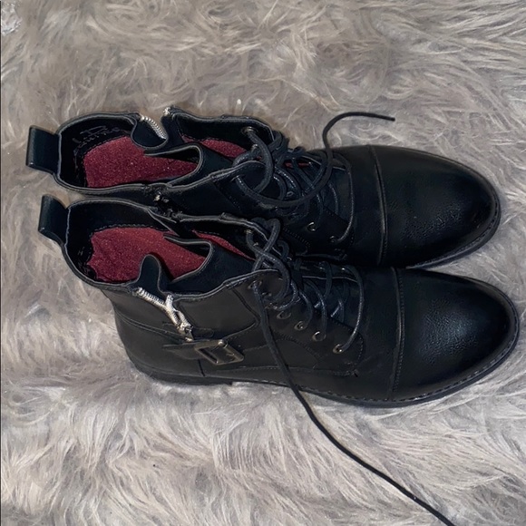 Shoes | Made By Id Required Lace Up Boots | Poshmark